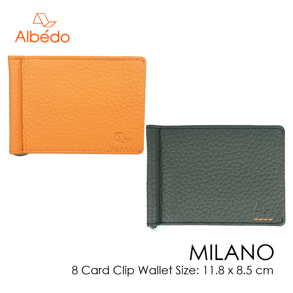 [Albedo] MILANO 8 CARD CLIP WALLET กระเป๋าสตางค์ 8 การ์ด แบบคลิปหนีบ ...
