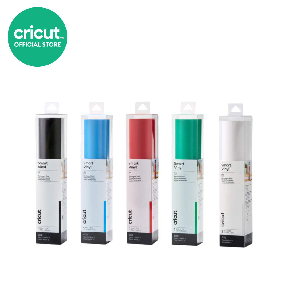 Cricut Smart Vinyl Permanent ขนาด 13 นิ้วx12 ฟุต ใช้กับเครื่องตัดรุ่น ...