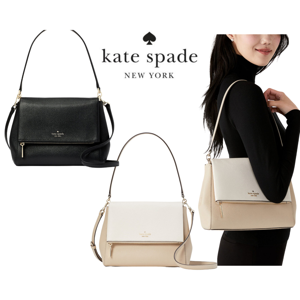 Kate Spade Kate Spade Leila Medium Flap Shoulder Bag Black K6029 ...