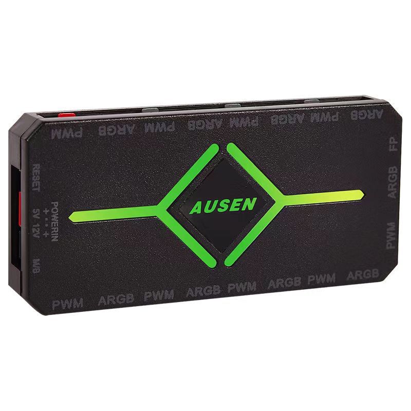 AUSEN 5V ARGB FAN HUB ( BLACK / WHITE ) WITH REMOTE CONTROLLER | Shopee ...