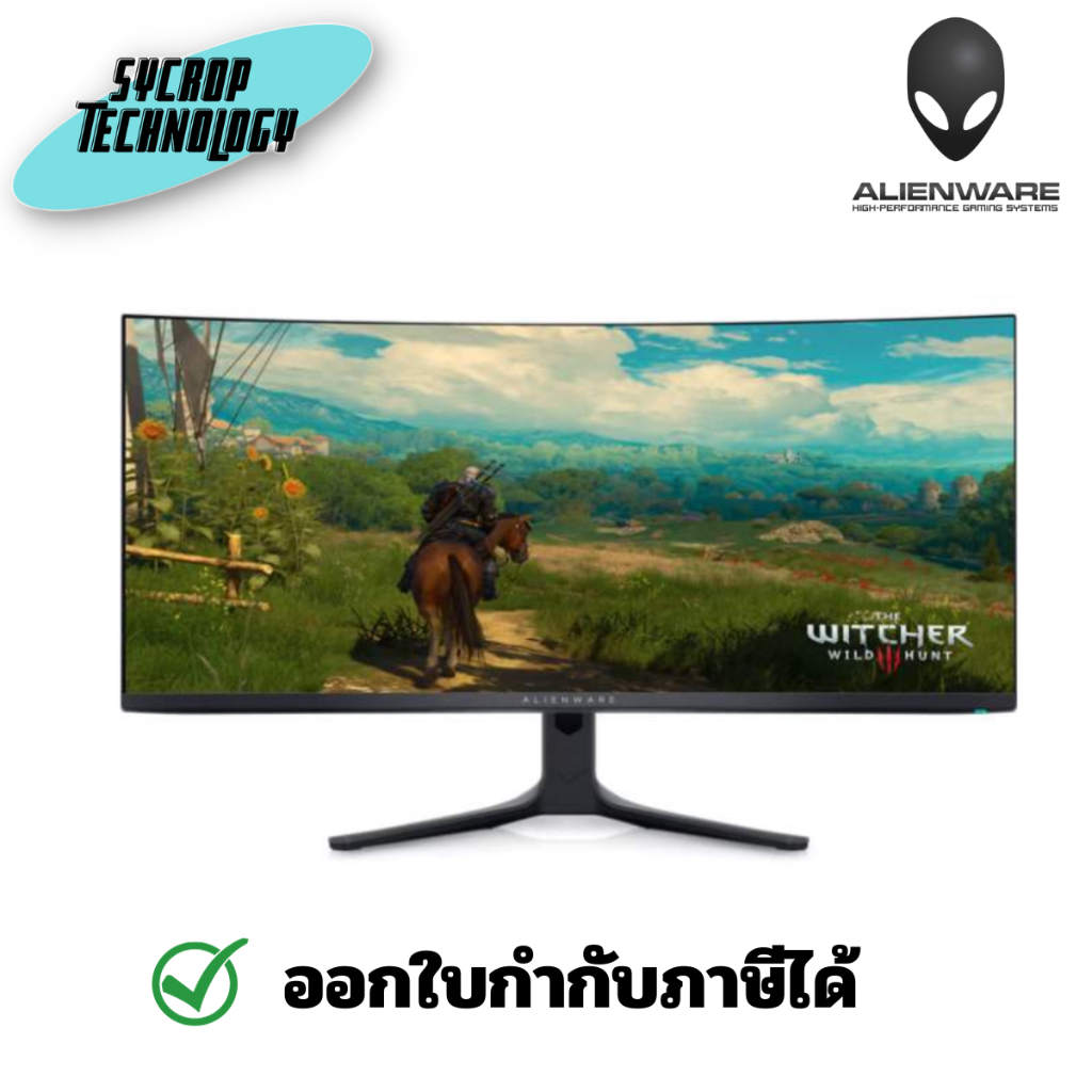 จอมอนิเตอร์ Dell Alienware 34 AW3423DWF 34.18" OLED WQHD Curved Gaming ...