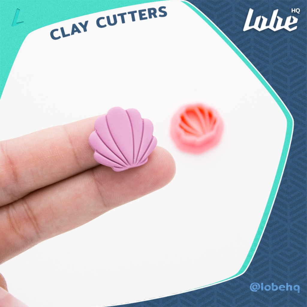 Scallop Shell E Clay Cutters / Polymer Clay Cutter / แม่พิมพ์กดดิน ...