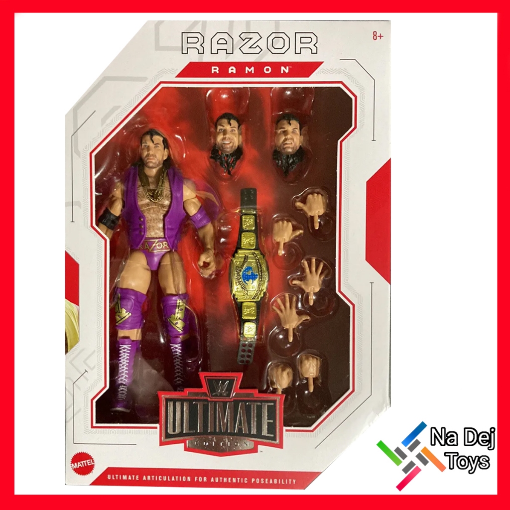 Mattel WWE Ultimate Edition Razor Ramon (Purple) 6" Figure มวยปลํ้า อัล ...