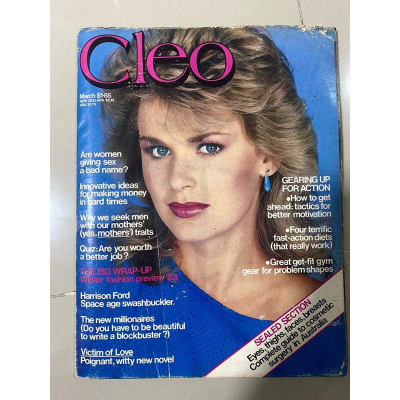 นิตยสาร Cleo Magazine ฉบับภาษาอังกฤษ March 1983 | Shopee Thailand