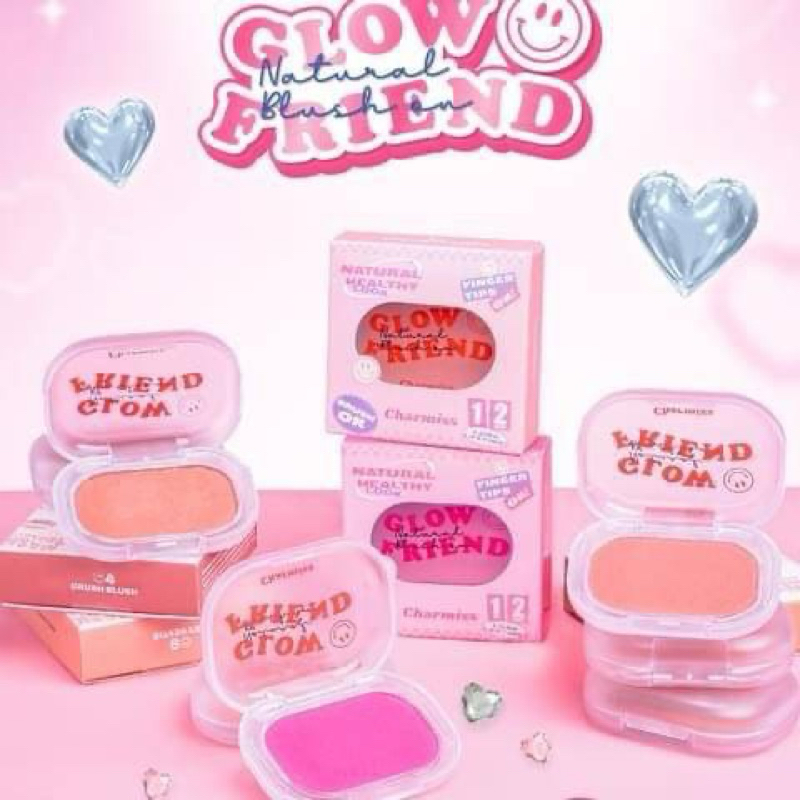 Charmiss Glowfriend Natural Blush On ปัดแก้ม โกลว์โมจิ สีละมุน มีมิติ ...