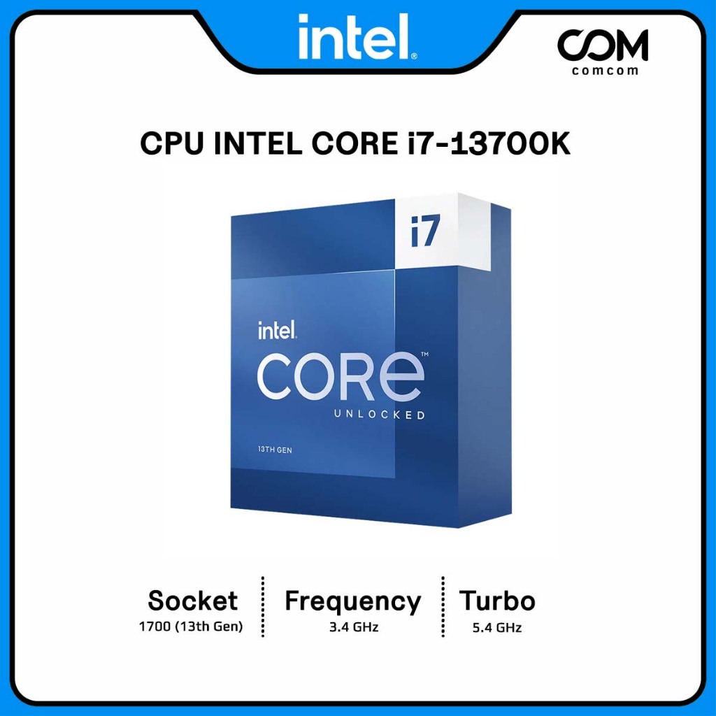 CPU INTEL CORE I7-13700K 3.4 GHz (LGA 1700) 16C/24T | Shopee Thailand