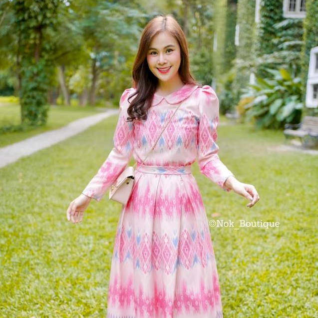 TD004-Collection- ผ้าไทย (Nokky Dressy) | Shopee Thailand