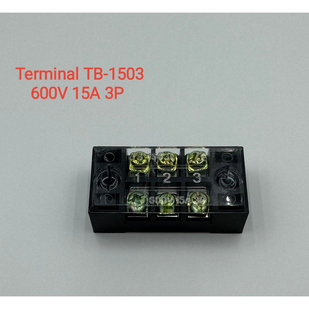 เทอร์มินอล 15A 600V Terminal มีให้เลือกหลายขนาด 3P 4P 6P 8P 10P 12P | Shopee Thailand
