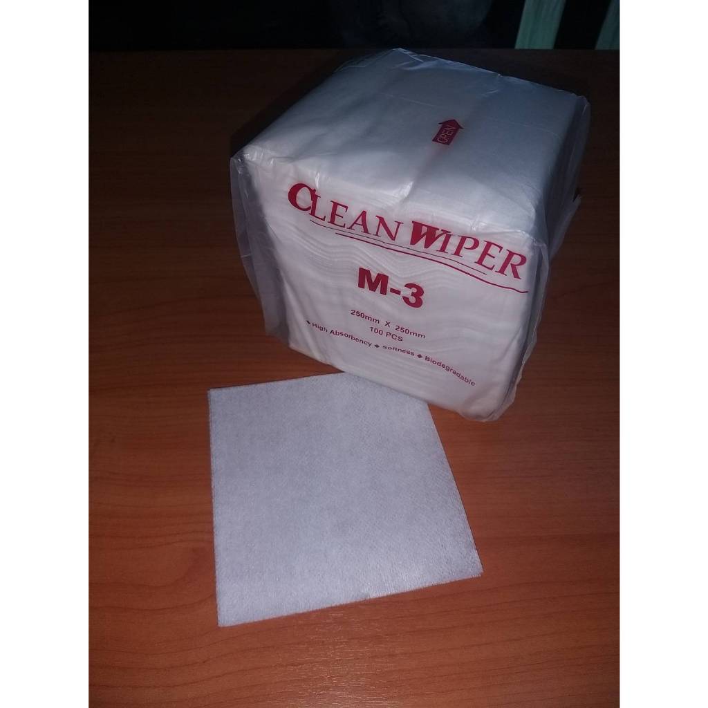 Cleaning Wiper M-3 ผ้าเช็ดทำความสะอาด จอสกรีน และห้องคลีนรูม ขนาด ...