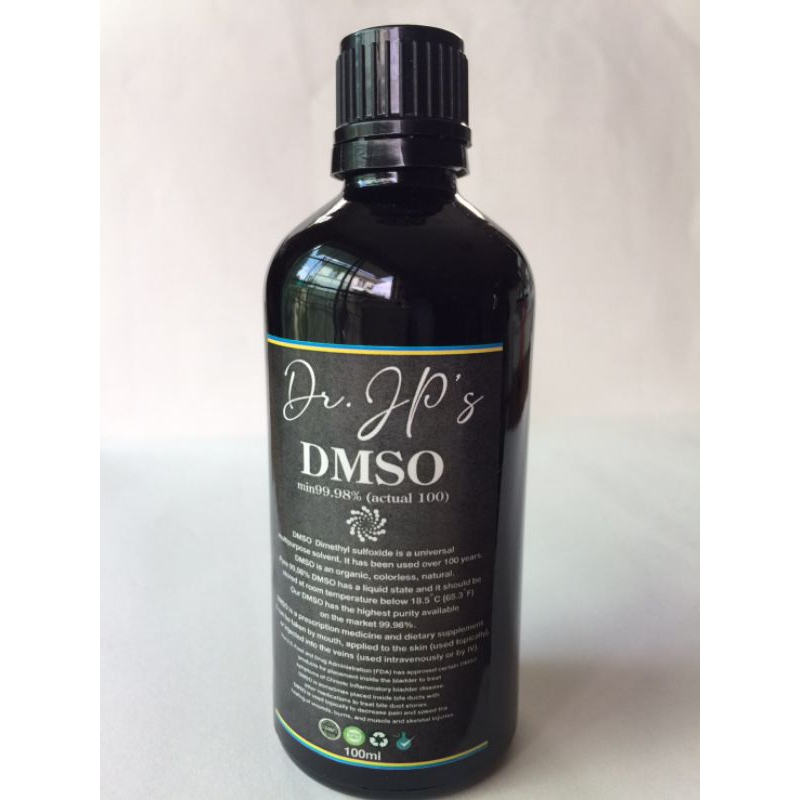 DMSO dimethyl sulfoxide(ไดเมทิลซัลฟ๊อกไซด์)ขวดแก้วจุกหยด 100ml ...