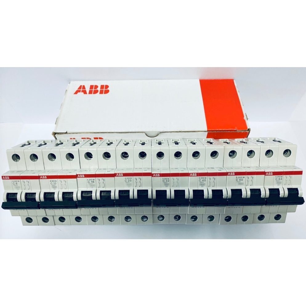 ABB เบรกเกอร์เซอร์กิตลูกย่อย S202MC ABB 2P 6A 10A 16A 20A 32A 40A 50A 63A | Shopee Thailand