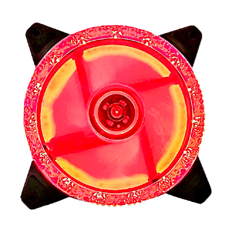 Red Diamond Rgb Fan Case 12 CM. molex 4pin + 3pin | Shopee Thailand