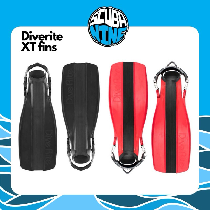 Diverite XT fins with stanless bucket ฟินดำน้ำ | Shopee Thailand
