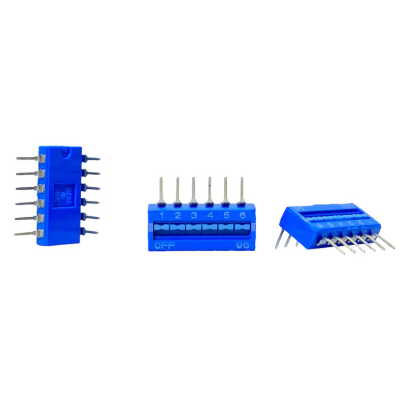 DIP Switch JAPAN ดิฟสวิตช์ สวิตช์เลื่อน 6,8 Position DIP Switch SPST 25mA 24VDC KLS ELECTRONIC ...