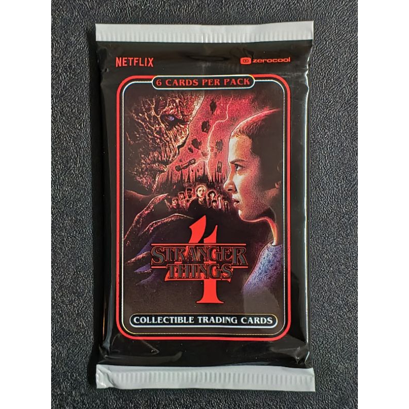 (Sealed Pack) ซองสุ่มการ์ด STRANGER THINGS 4 ZEROCOOL COLLECTIBLE ...
