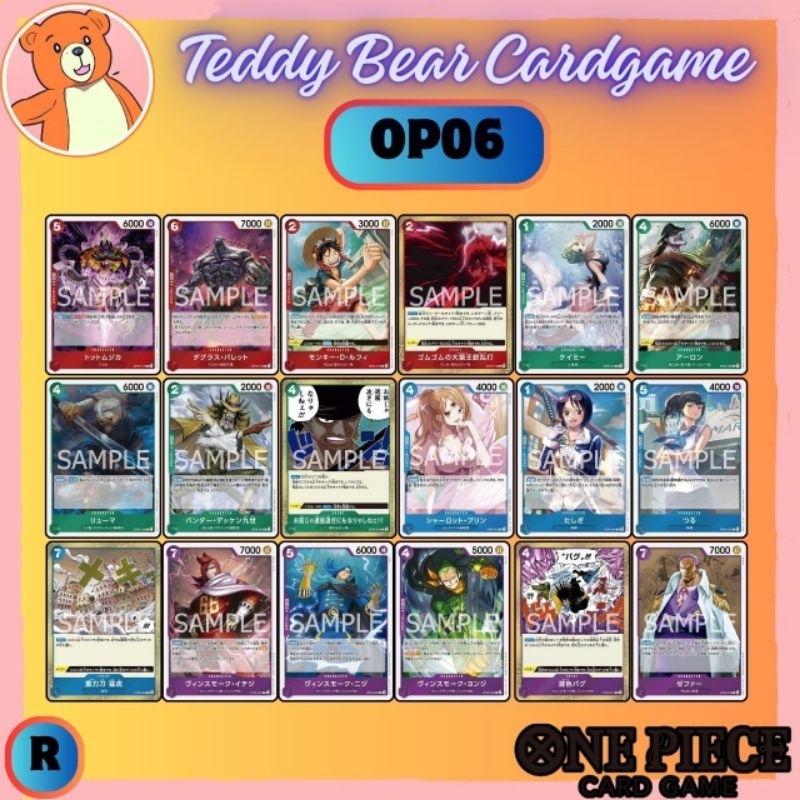 One Piece Card Game OP06:Wings of Captain Single Card (R) | Shopee Thailand