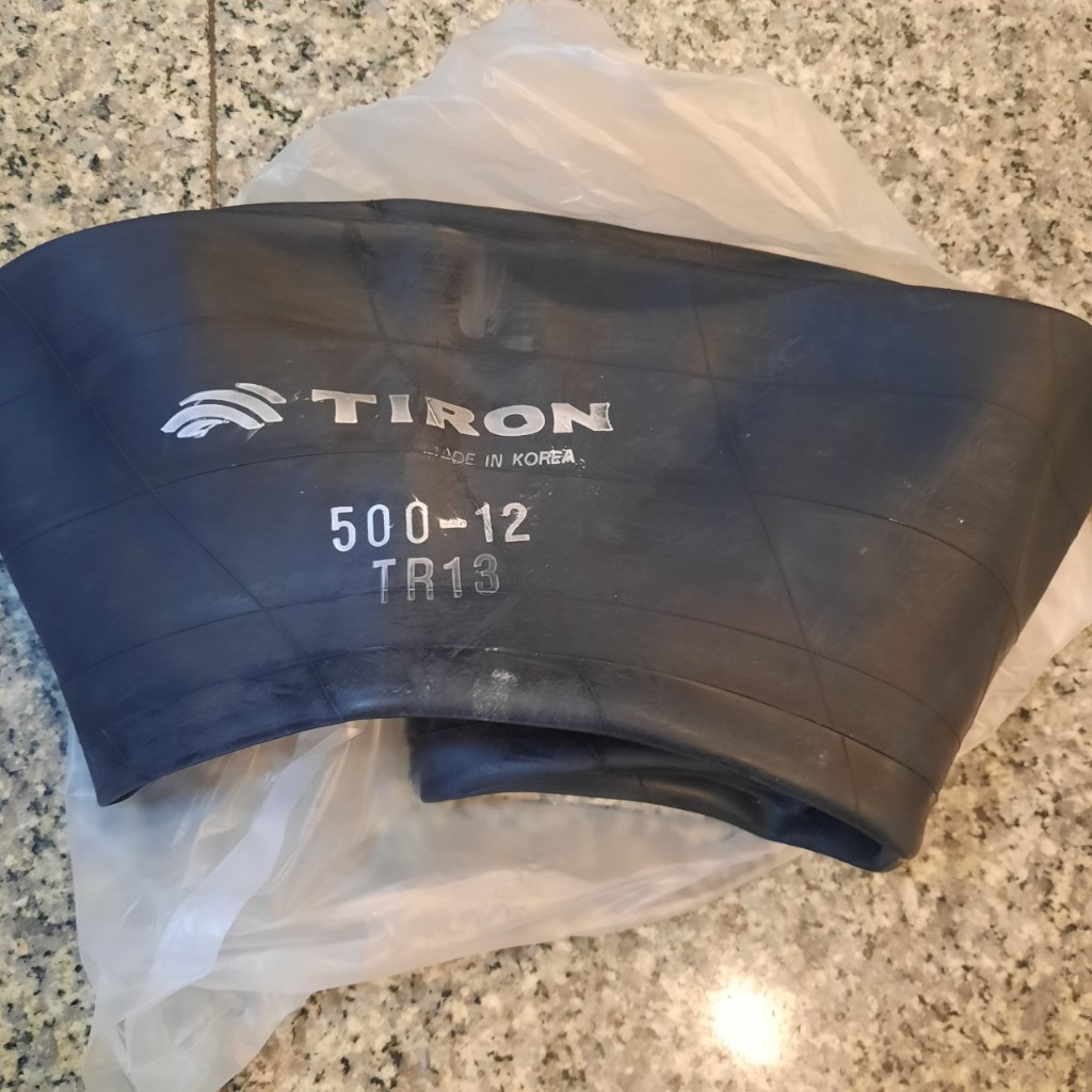 TIRON ยางในรถไถขอบ 12 นิ้ว 5.00-12 500-12 TR13 คุณภาพสูงจากเกาหลี ...