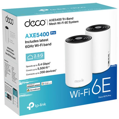 TP-Link (Deco XE75 Pro) AXE5400 Tri-Band Mesh Wi-Fi 6E System | Shopee Thailand
