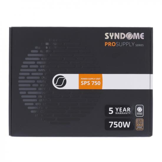 🔥ขายดีมาก🔥 POWER SUPPLY (อุปกรณ์จ่ายไฟ) SYNDOME SPS-550 SPS-650 SPS-750 - 750W 80 PLUS BRONZE ...
