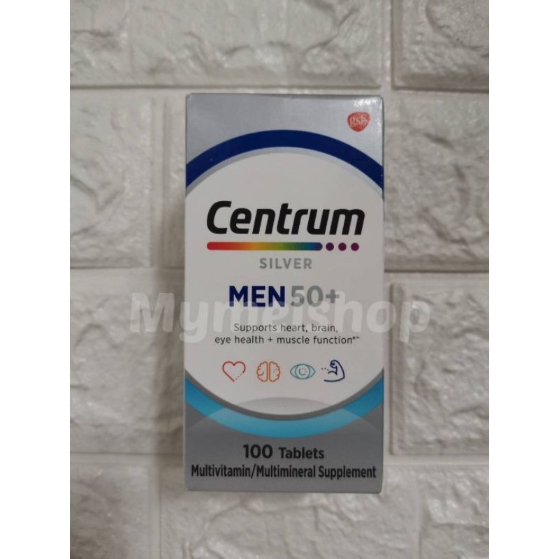 พร้อมส่ง Centrum Silver Men 50+ วิตามินผู้ชาย Nature Made CoQ10 สำหรับ ...