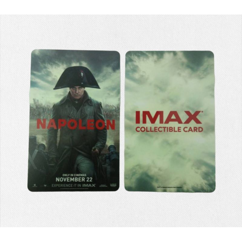 บัตรสะสม บัตรแข็ง IMAX Collectible Card Napoleon จักรพรรดินโปเลียน จาก ...