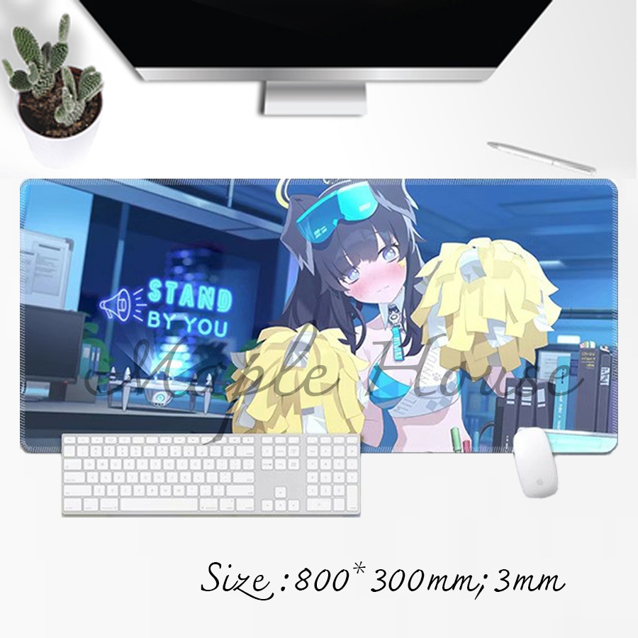 แผ่นรองเมาส์(Mouse pad) blue archive[800×300/3mm] | Shopee Thailand