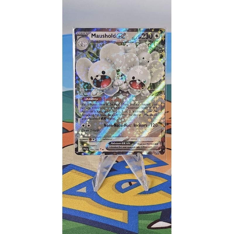 Pokemon Card "Maushold EX 155/182" ENG Paradox Rift | Shopee Thailand