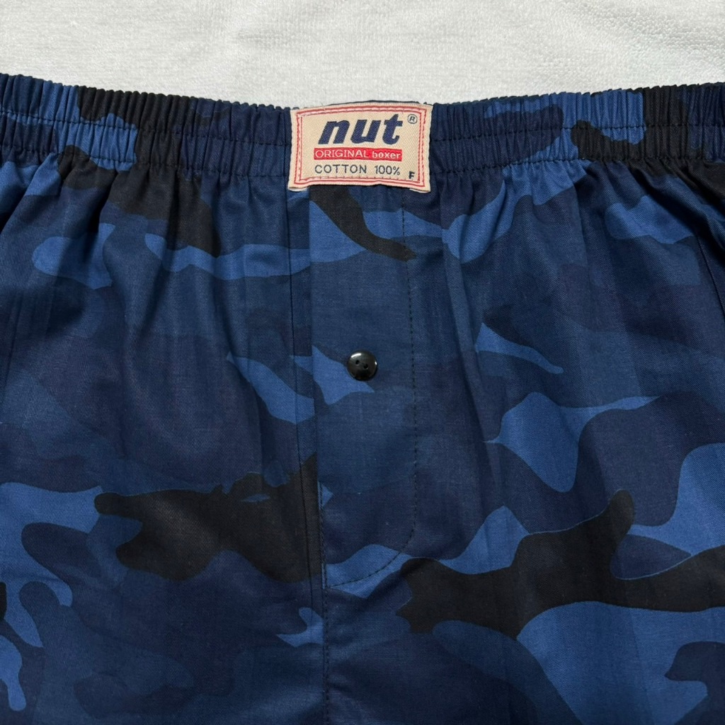 ลาย F261 บ๊อกเซอร์ (FREESIZE) Nut Boxer ผ้าเชิ้ต ไม่มีตะเข็บ ผ้าคอตตอน ...
