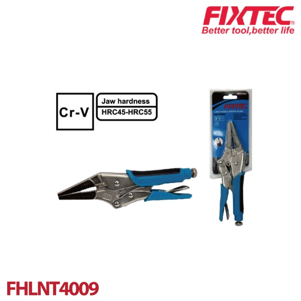 คีมล็อกปากแหลม Fixtec รุ่น FHLNT4009 ขนาด 9" | Shopee Thailand