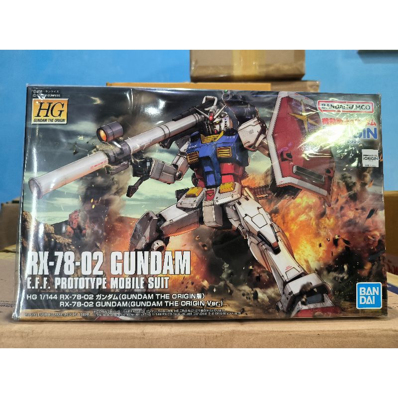 HG 1/144 RX-78-02 Gundam (Gundam The Origin Ver.) พร้อมส่ง | Shopee Thailand
