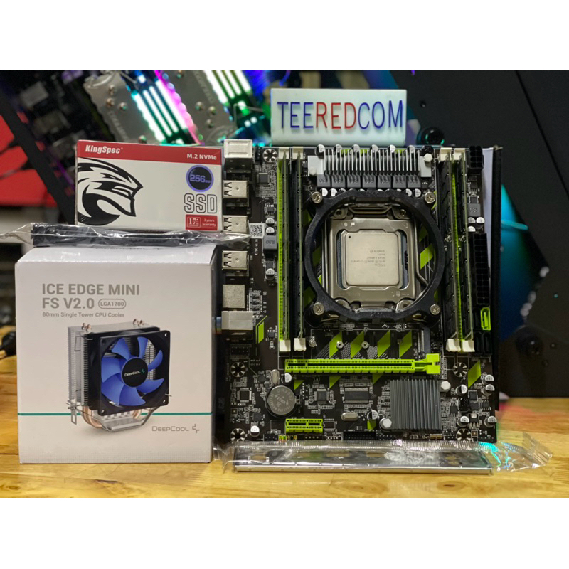 ชุด MB X79 4Slot M.2 Nvme + CPU INTEL XEON E5 2690 8c16t turbo3.8 Ghz ...