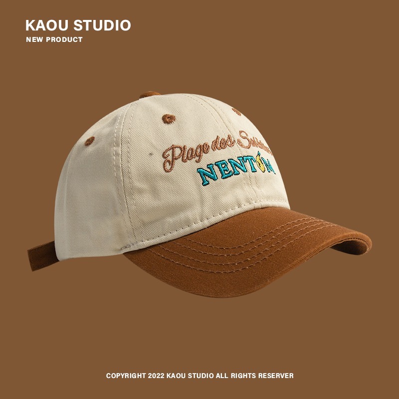 หมวกแก๊ปเบสบอลปัก Nentom ทูโทน มี 5 สี | Shopee Thailand