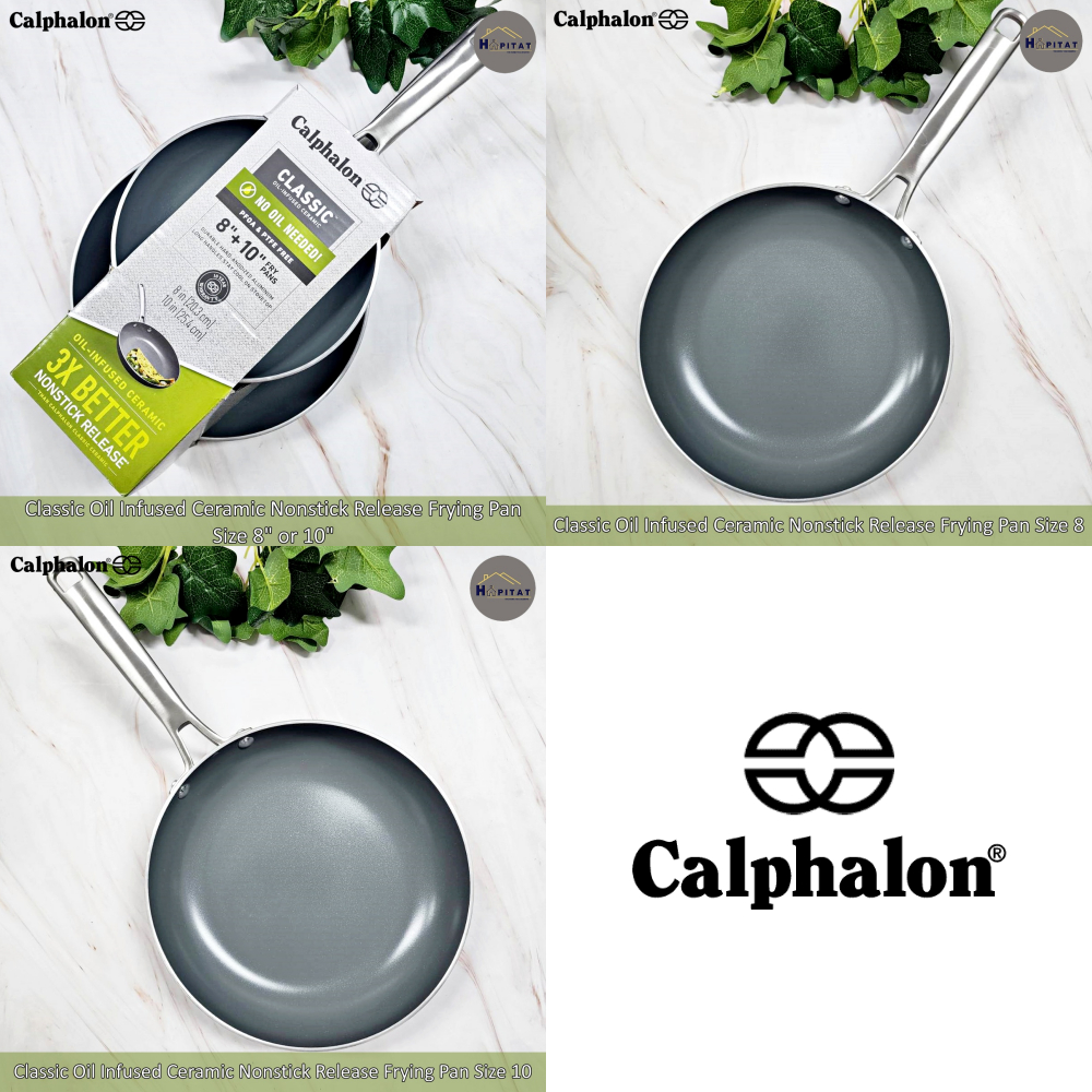 {Calphalon®} Classic Oil Infused Ceramic Nonstick Release Frying Pan ...