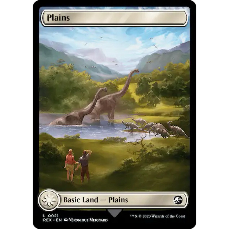 MTG (REX) Plains (Universes Beyond: Jurassic World Collection) (C ...
