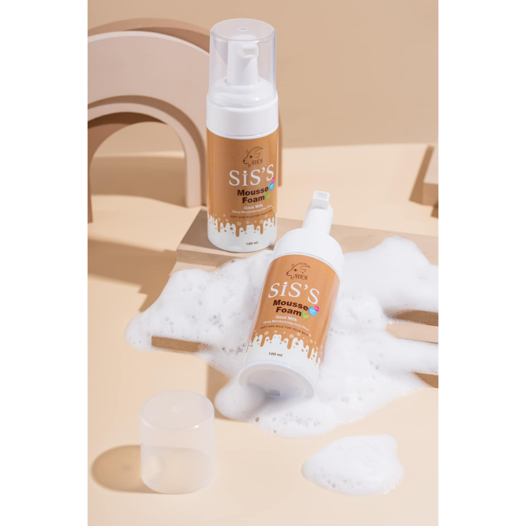 มูสโฟมนมแพะ Mousse Foam แบรนด์ SIS'S โฉมใหม่ 100 ml. (1ชิ้น) | Shopee ...