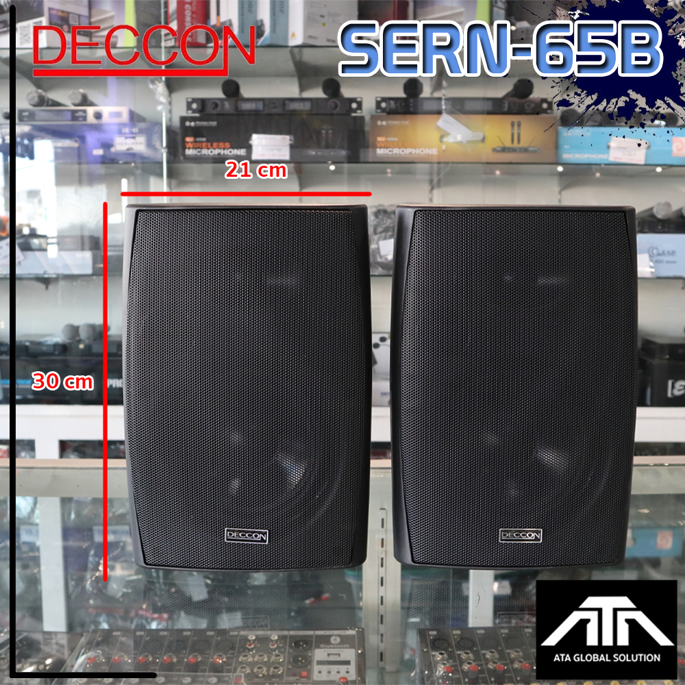 ตู้ลำโพง6นิ้ว พร้อมขาแขวน DECCON SERN 65B SERN65 ตู้ลำโพงติดผนัง | Shopee Thailand
