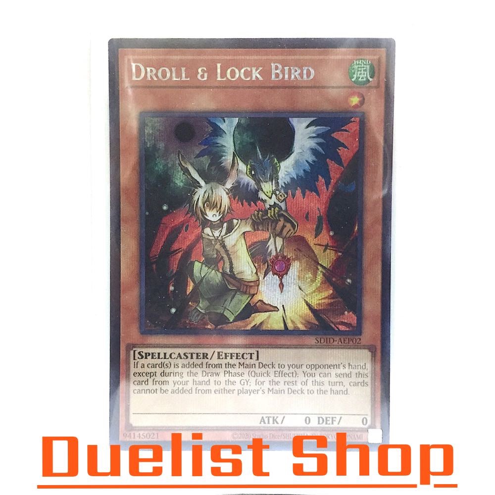 Droll & Lock Bird (SE) Monster Wind Level1 [Spellcaster/Effect] ชุด ...