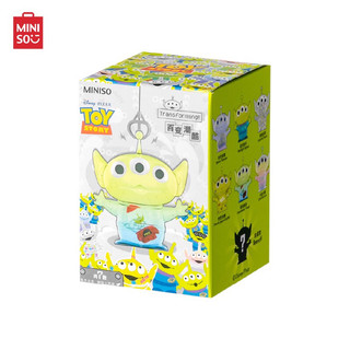 กล่องสุ่ม Miniso x Disney Pixar Toy Story Aliens Green man Transforming ...