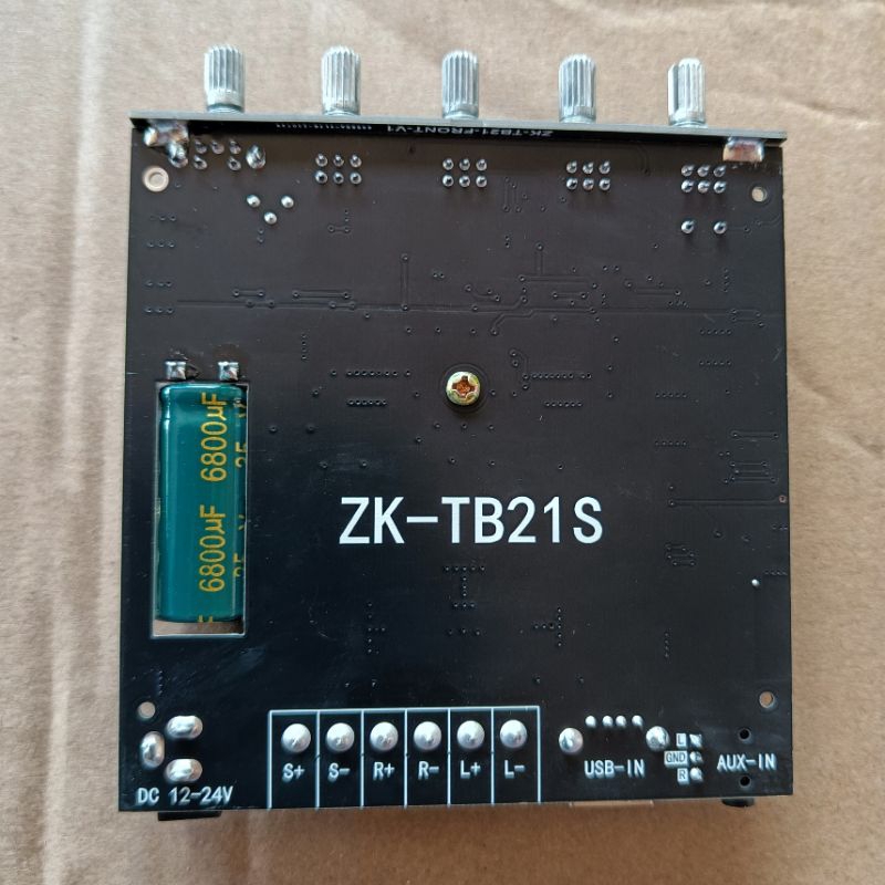 แอมป์จิ๋ว ZK-TB21/Tb21+app/TB21f/TB21s กำลังขับ 2*50W + ซัพ 100W รองรับ ...