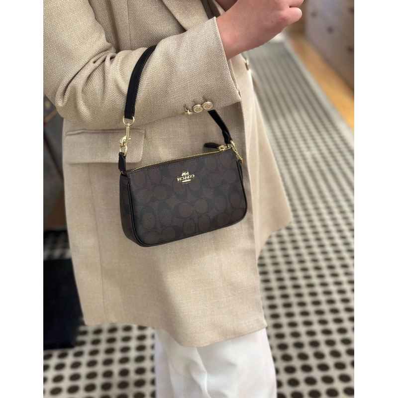 COACH Nolita 19 In Blocked Signature Canvas CA3308,CA3444,CE698 ...