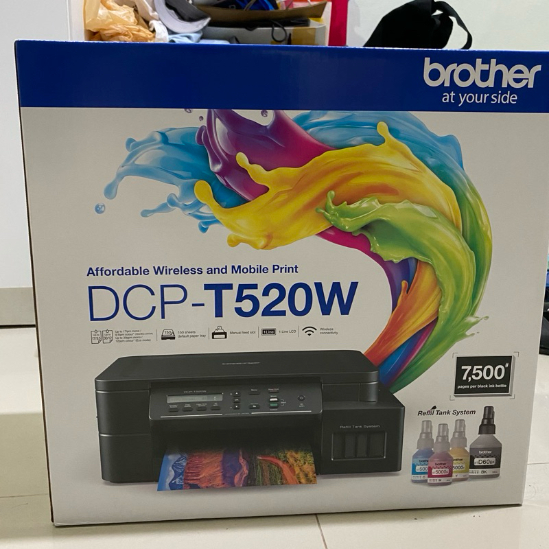 Brother DCP-T520W Ink Tank Printer | Shopee Thailand