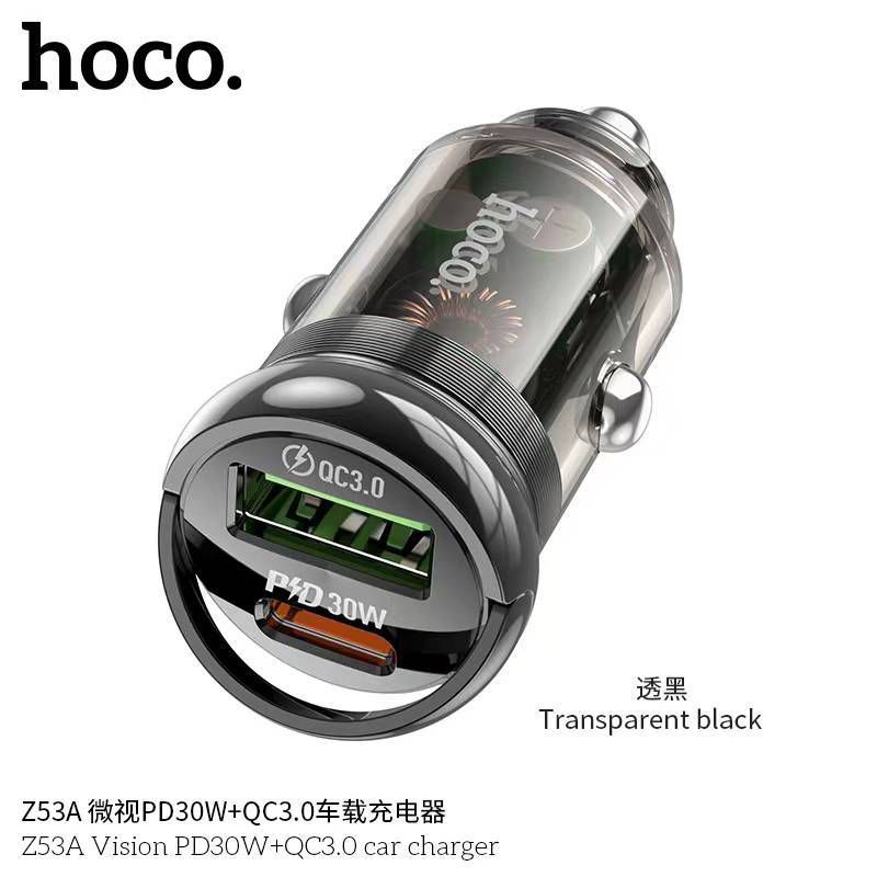Hoco Z53/ Z53A หัวชาร์จสำหรับรถยน์ PD30W+QC3.0 ชาร์จเรว ใหม่ล่าสุด ...