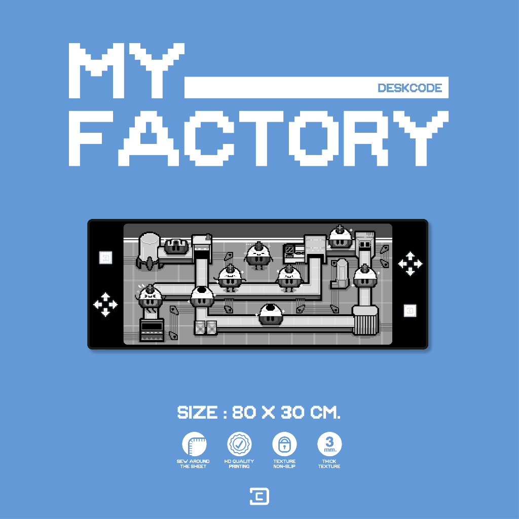 [ DESKCODE ] แผ่นรองเมาส์ My Factory - DESKMAT COLLECTION แผ่นขนาดใหญ่ 90x40 80x30 60x35 และ ...