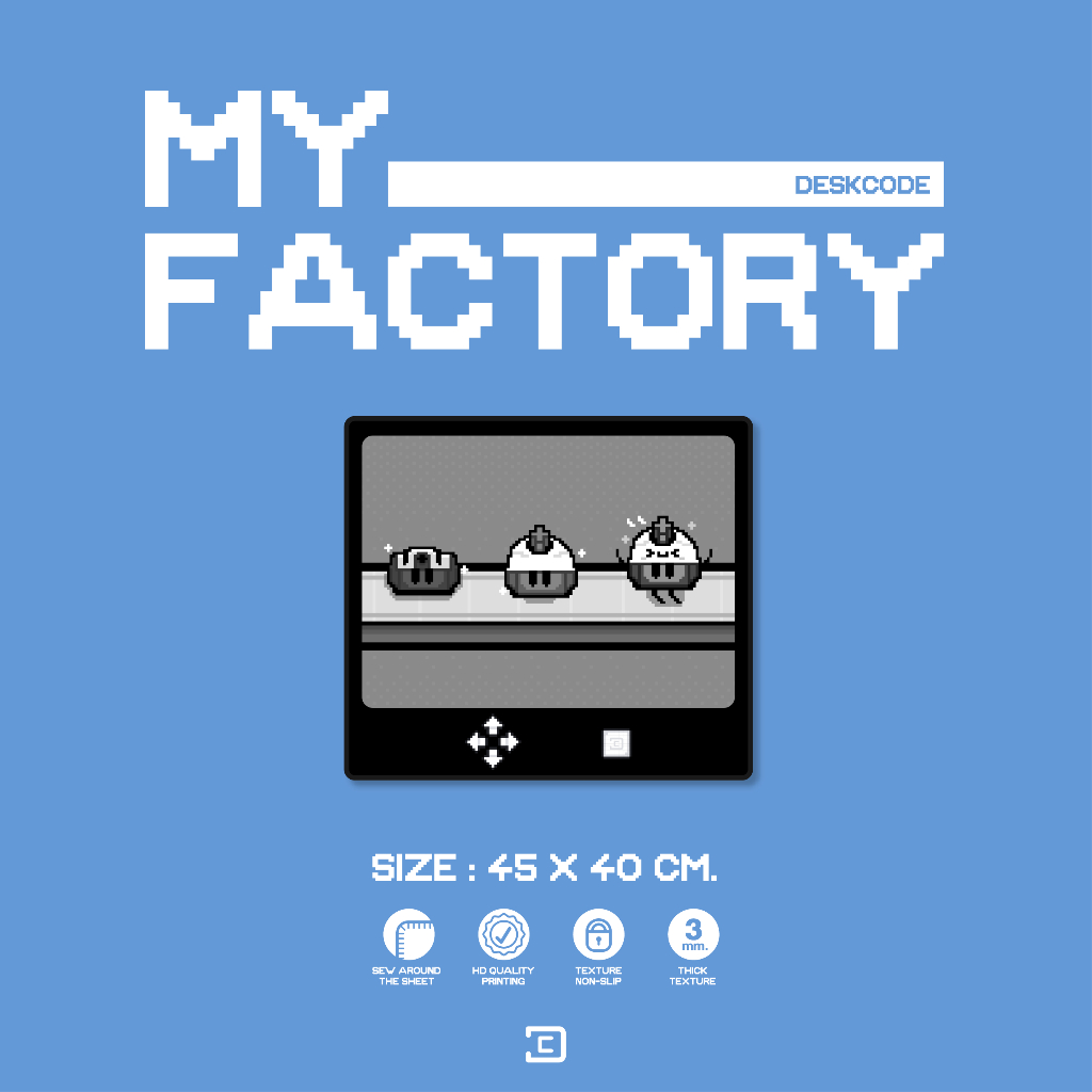 [ DESKCODE ] แผ่นรองเมาส์ My Factory - DESKMAT COLLECTION แผ่นขนาดใหญ่ 90x40 80x30 60x35 และ ...