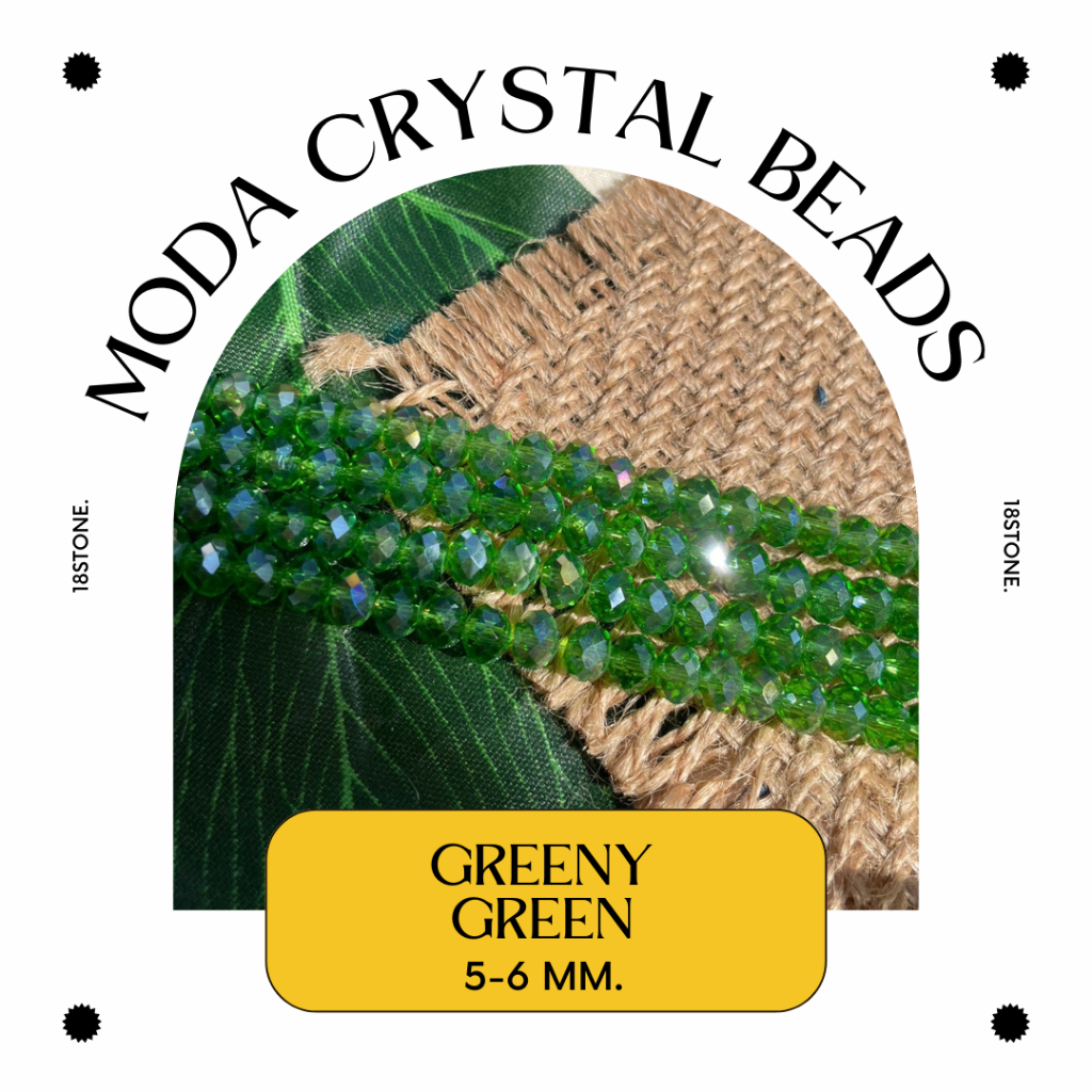 ลูกปัดคริสตัลโมดาร์ ขนาด 5-6 mm.( Moda Crystal Beads ) | Shopee Thailand