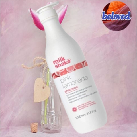 Milk Shake Pink Lemonade Shampoo/Conditioner สำหรับผมสีบลอนด์และผมไฮ ...