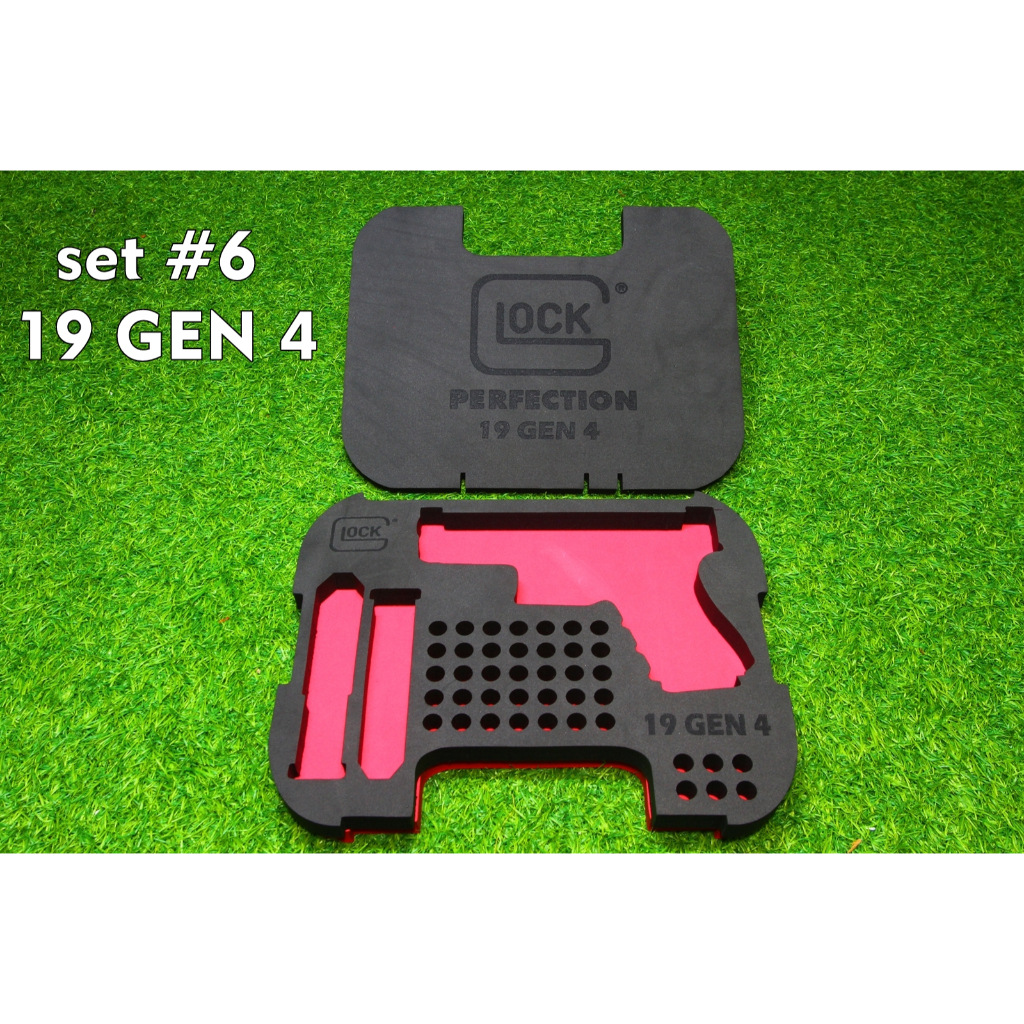 GLOCK 19 GLOCK 26 และ SIG SAUER P365 โฟม EVA ตัดเข้ารูปกล่องเดิม ...