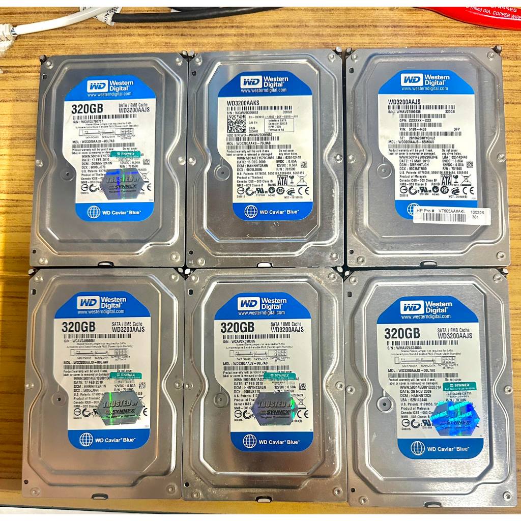 HDD 320GHDD PC (ฮาร์ดดิส พีซี) 320Gคละรุ่น-คละยี่ห้อสินค้ามือสองสภาพดี ...