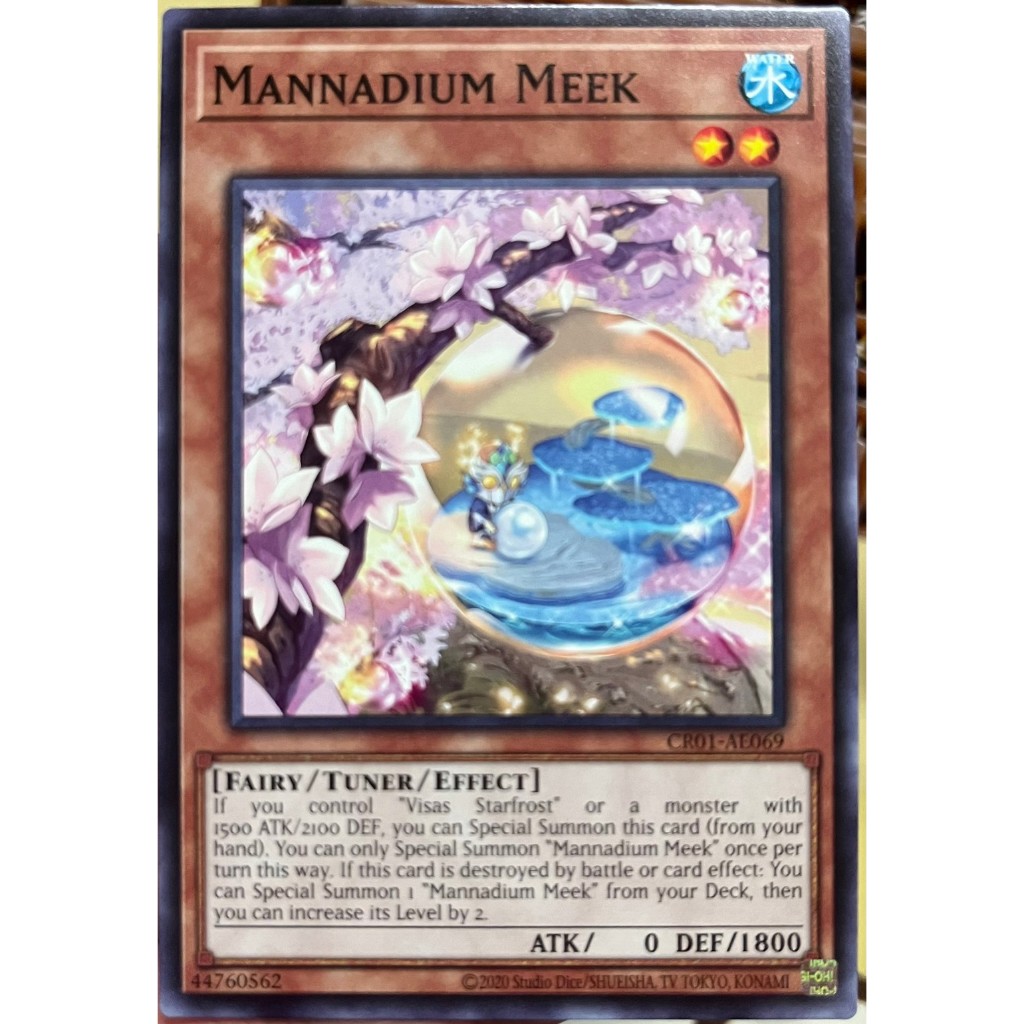 Yugioh Asia-Eng [CR01-AE069] Mannadium Meek (Common) การ์ดยูกิแท้ถูก ...