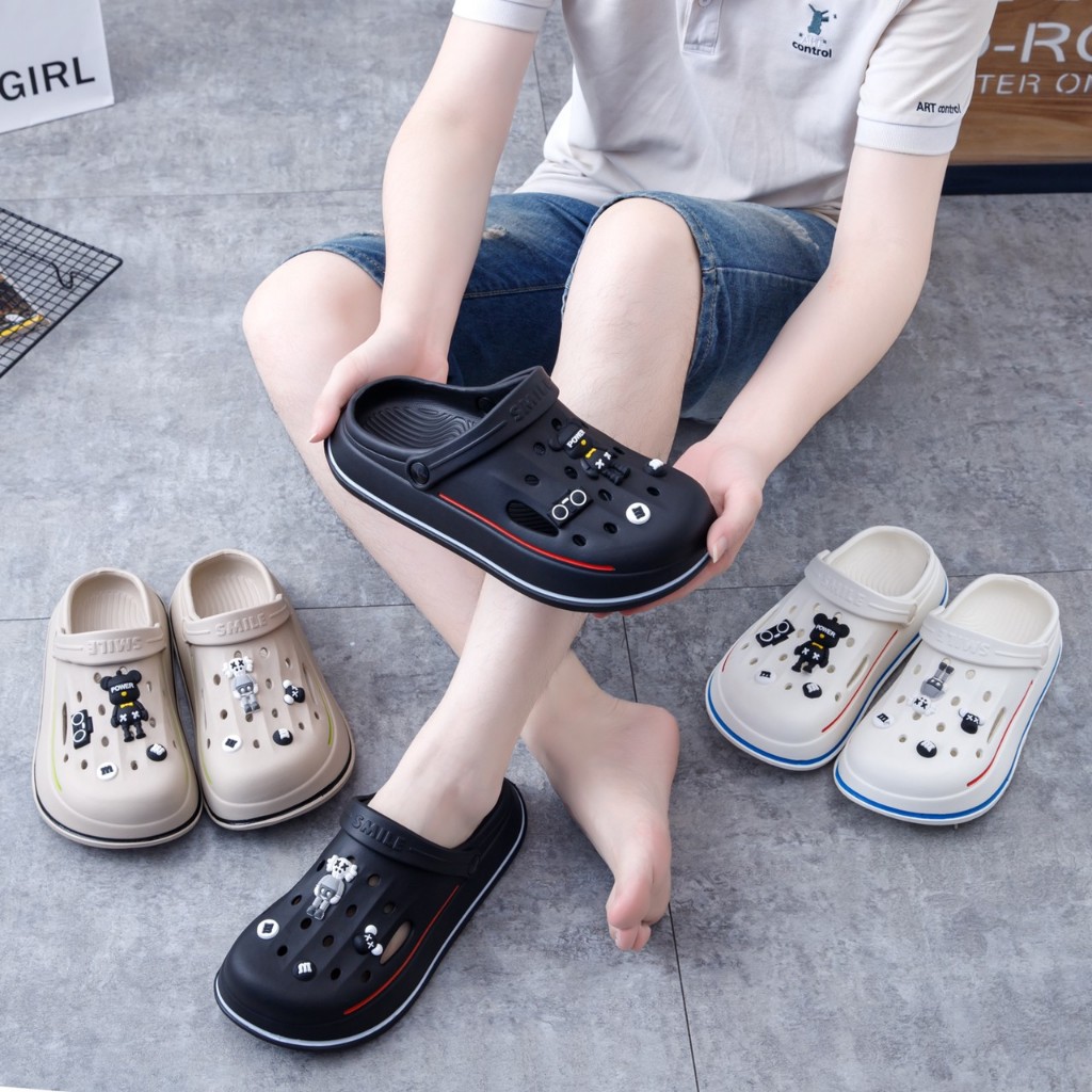 SHO-M-14⚽รองเท้าหัวโตผู้ชาย รองเท้าลำลอง พื้นนิ่ม น้ำหนักเบา วัสดุเกรด ...